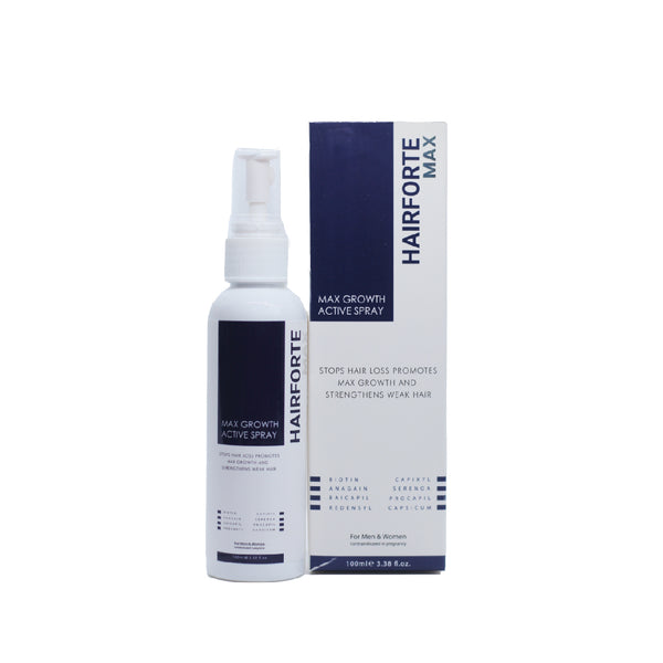 Hair Forte Max Spray 100ml Hair Fall Solution – Medi Organix
